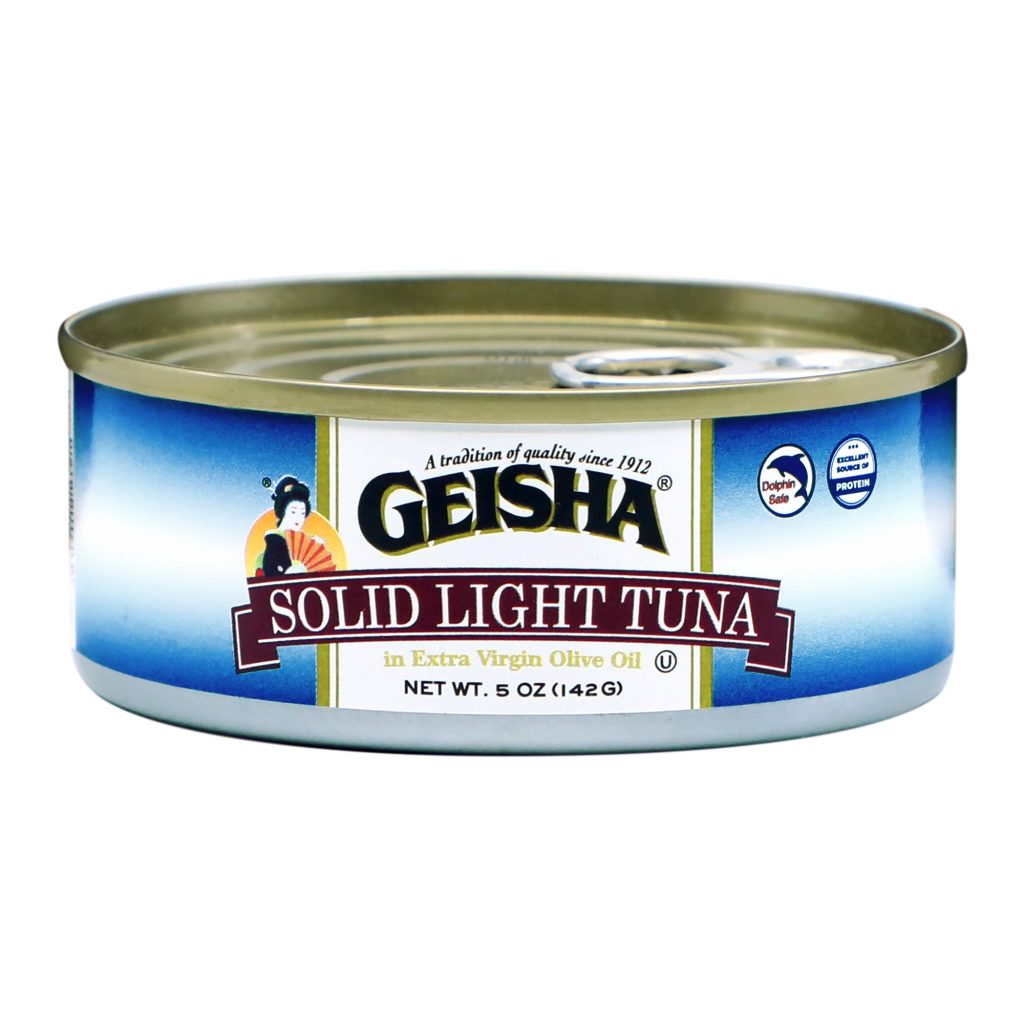 SOLID LIGHT TUNA IN EXTRA VIRGIN OLIVE OIL – Geisha Brand
