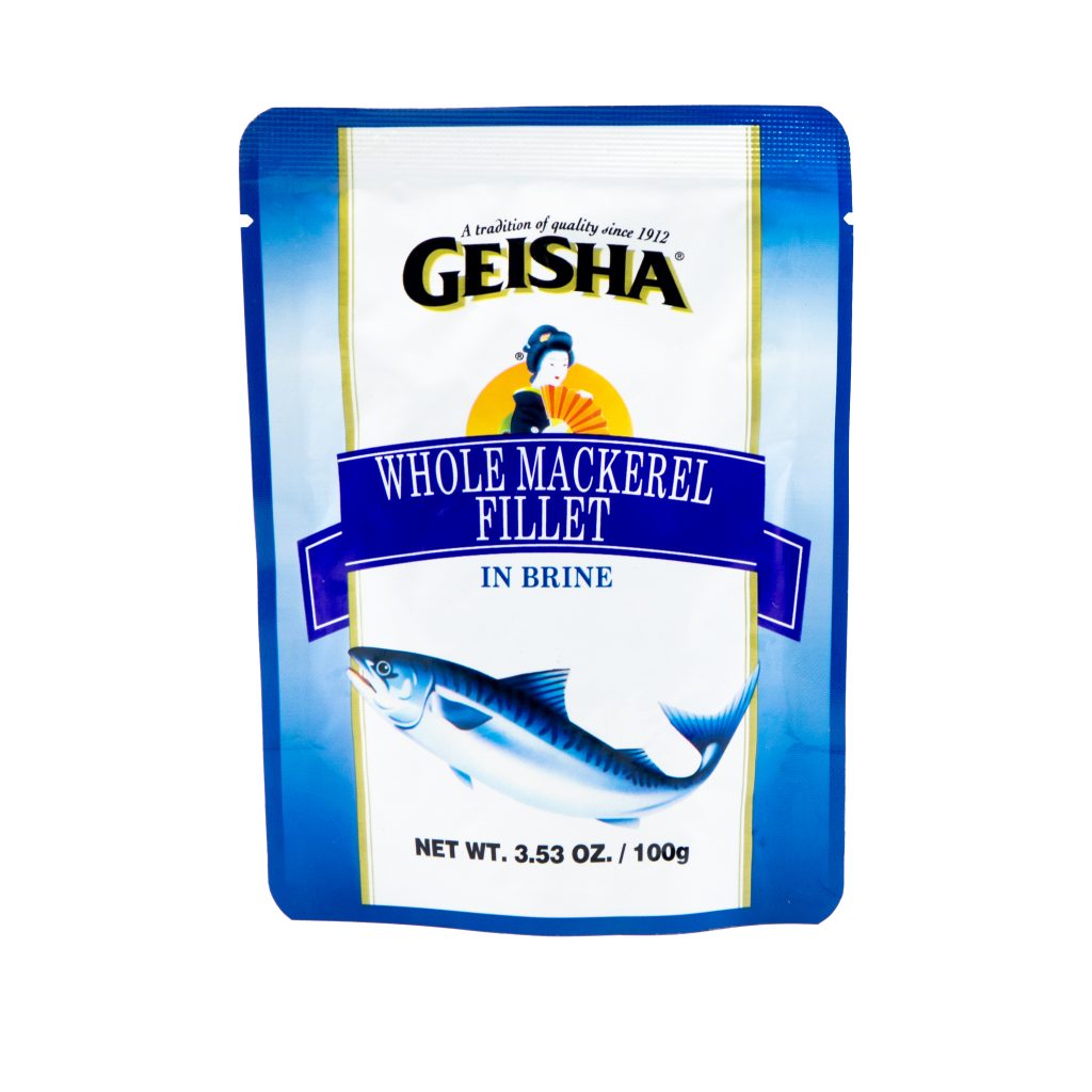 MACKEREL FILLET IN BRINE – Geisha Brand
