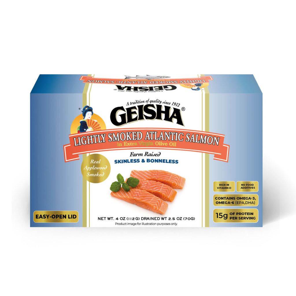 Lightly Smoked Atlantic Salmon – Geisha Brand